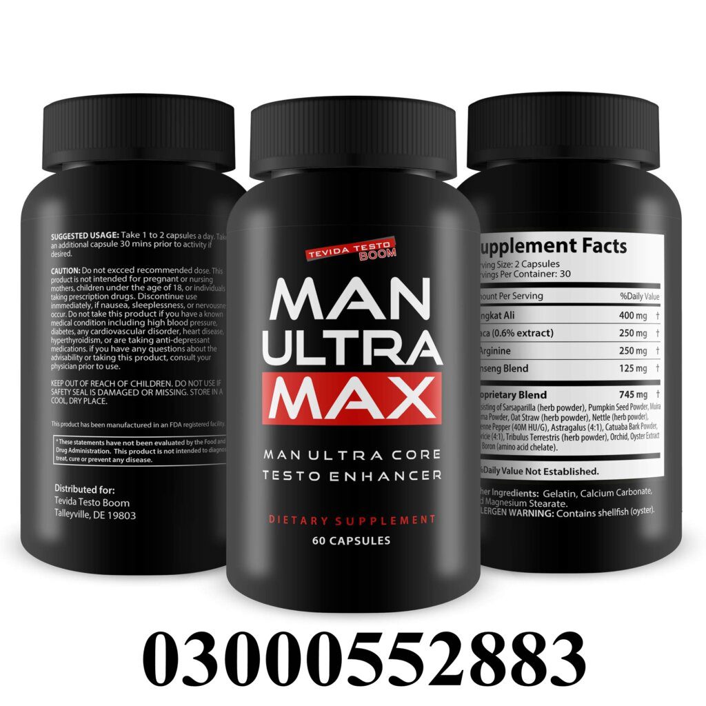 Man Ultra Maxx Capsule in Pakistan Daraz #03000552883
